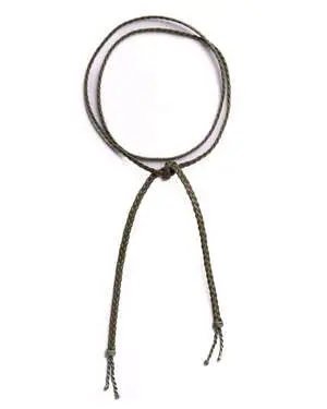 GIUNIA Bea Braided Choker Olive - Green