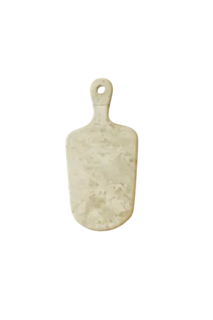 Botanical Boys Neutrals Marble Serving Platter - White/yellow
