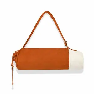 KEDGEREE DESIGN Cotton Yoga Bag With Adjustable Strap - Brown