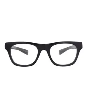 Dunhill Blue Blue Transparent Squareframe Recycled Acetate Optical Frames - Multicolor