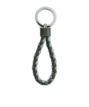 Bottega Veneta Intreccio Key Ring - Multicolor