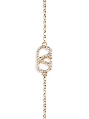 Valentino Garavani Vlogo Signature Crystal Bracelet