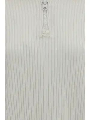 COURREGES Ribbed-knit Wool Sweater
