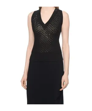 Ermanno Scervino V-neck Sleeveless Vest