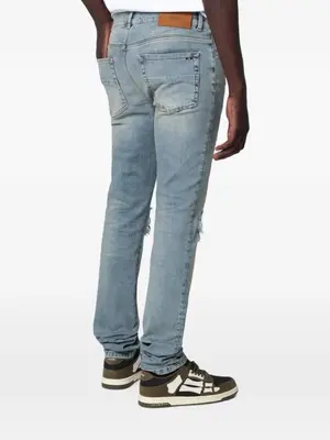 Amiri Distressed Flannel Mx1 Jeans