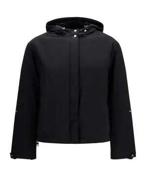 Herno Hooded Drawstring Jacket - Black