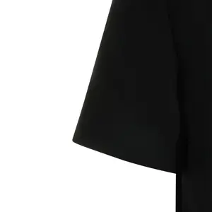 Valentino Garavani Embroidered Crepe Couture Short Dress - Black