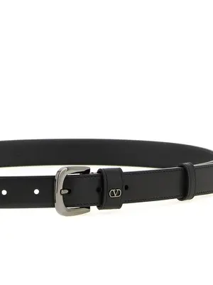 Valentino Garavani Vlogo Signature Buckled Belt
