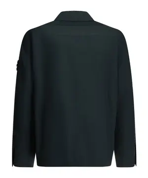 Stone Island Overshirt Jacket With Logo