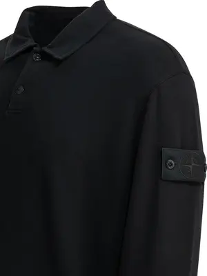 Stone Island Long-sleeved Polo Shirt