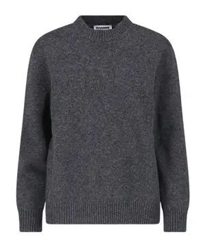 JIL SANDER Long-sleeved Sweater - Grey