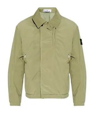 Stone Island Long Sleeve Jacket With Logo Patch