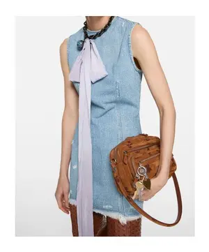 Acne Studios Frayed Mini Dress