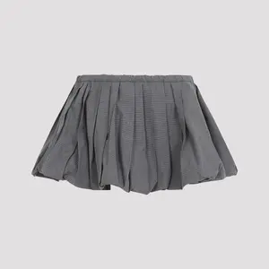 Miu Miu Pleated Midi Skirt