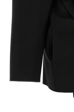 Sportmax Wrap Short Coat - Black