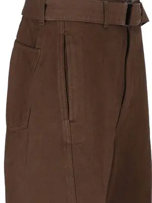 LEMAIRE Belted Straight Leg Trousers