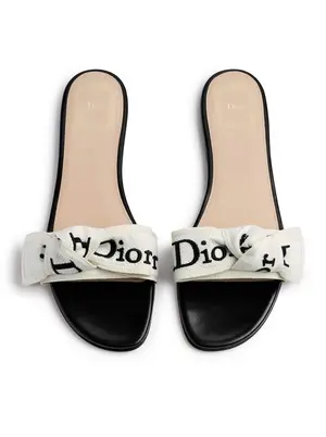 Dior Round-toe Flat Sandals