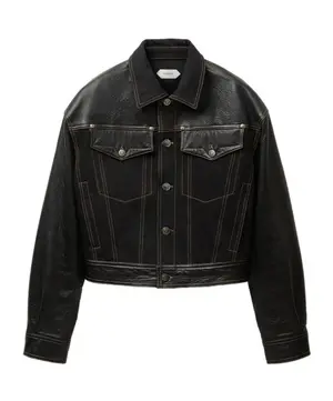 Versace Contrast-panel Button-up Jacket