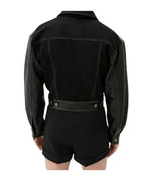 Versace Contrast-panel Button-up Jacket