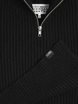 MAISON MARGIELA Knitted Half-zip Vest