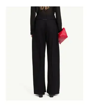 MAISON MARGIELA Pleated Wide-leg Trousers