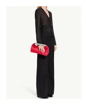 MAISON MARGIELA Sheer Gathered V-neck Top