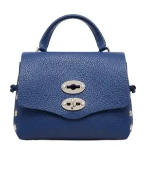 ZANELLATO Flap Shoulder Bag - Blue