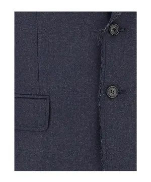 MAISON MARGIELA Frayed Single-breasted Blazer