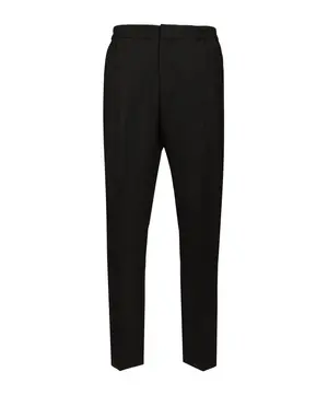 Paul Smith Elastic Waist Casual Pants - Black