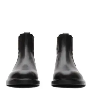 Burberry Leather Pembroke Boots