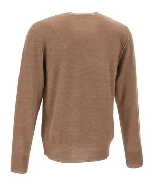 MAISON MARGIELA Contrasting Stitch Numeric Logo Sweater
