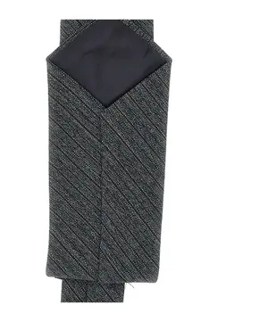 MAISON MARGIELA Striped Wool Blend Tie