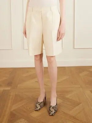 Khaite Pleated Knee-length Shorts - No