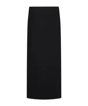 Khaite Slit Midi Skirt