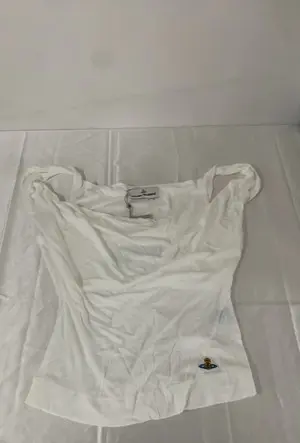 VIVIENNE WESTWOOD Draped Tank Top - White