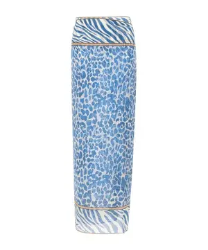 MC2 SAINT BARTH Long Sarong Skirt - Blue