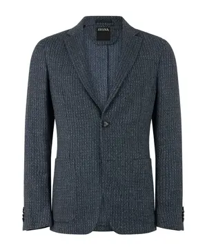 Zegna Slim Single-breasted Blazer - Black