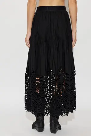 ALLSAINTS Elastic Waist Midi Skirt
