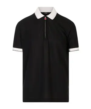 Kiton Short-sleeved Polo Shirt - Black