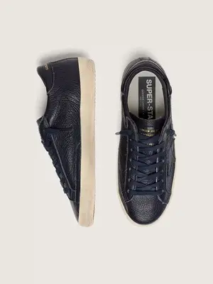 GOLDEN GOOSE Super Star Lace-up Sneakers - Black