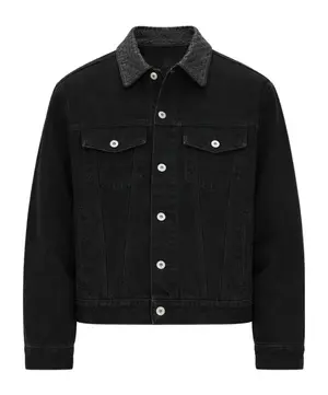 Bottega Veneta Faded Denim Jacket - Black