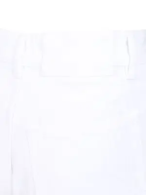 Alaïa High-waisted Wide-leg Jeans - White