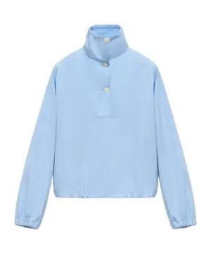 Marni High-neck Shirt - Iris Blue