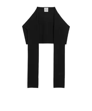 TOTÊME Totême Logo Patch Sleeved Scarf