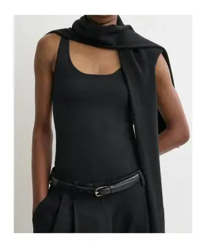 TOTEME Logo Patch Sleeved Scarf
