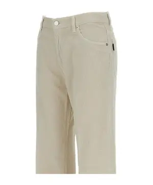 HAIKURE Clara Velvet Flared Pants - White