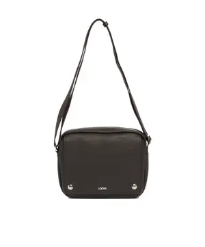 Loewe Logo Shoulder Bag - Black