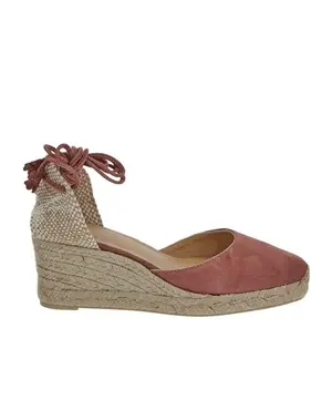 CastaÑer Round-toe Wedge Heels - Marsala