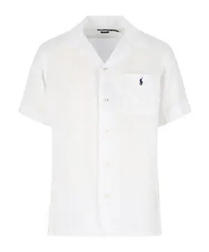 Polo Ralph Lauren Pony Embroidered Short-sleeved Shirt - White