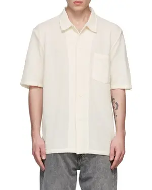 Our Legacy Gray Logo Short-sleeved Shirt